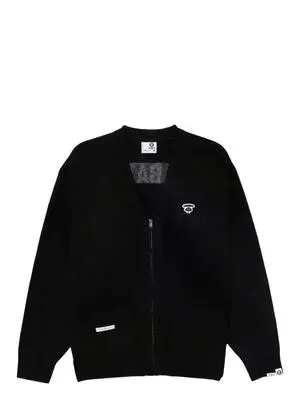 AAPE BY *A BATHING APE® Moonface Cardigan - Black