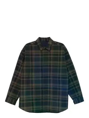 CROQUIS Plaid Shirt Jacket - Black