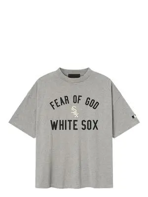 Fear Of God Essentials White Sox 90's Tee Shirt - Concrete Heather