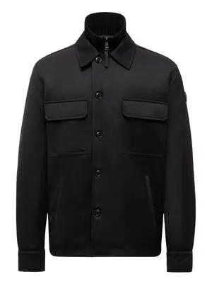 MONCLER MALTE Wool Down Shirt Jacket