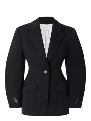 Givenchy Grain De Poudre Wool Blazer - Black