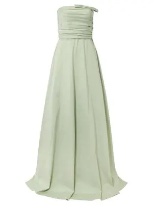 Bernadette Lucinda Strapless Taffeta Gown - Green