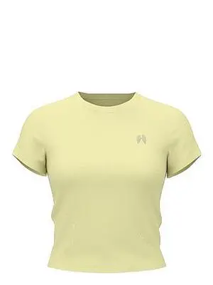 Victoria's Secret Angel Essentials Stretch Cotton Fitted Tee - Yellow