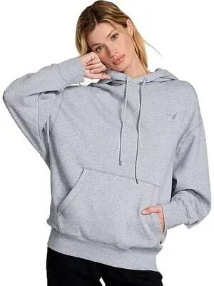 Victoria's Secret Angel Essentials Iconic Fleece Relaxed Hoodie - Grey