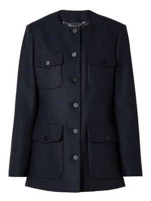 Altuzarra Perry Wool-Blend Jacket Navy
