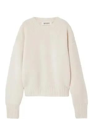RÓHE Wool Sweater - White
