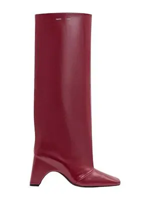 Coperni Leather Bridge Boots - Red