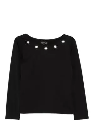 AGNÈS B. Star-print T-shirt - Black