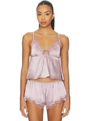 KAT THE LABEL Sorrento Camisole - Mauve
