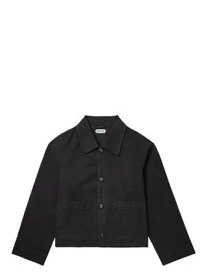 BODE Logo-embroidered Denim Jacket - Black