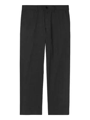 Nn07 Aden 1067 Straight-leg Trousers - Black