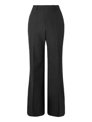 Valentino Garavani Flared Twill Trousers - Black