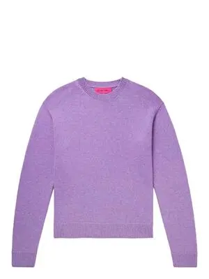 THE ELDER STATESMAN Cashmere Sweater - Purple