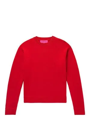 THE ELDER STATESMAN Cashmere Sweater - Red