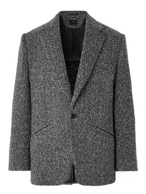 Zegna Wool And Cashmere-blend Suit Jacket - Gray
