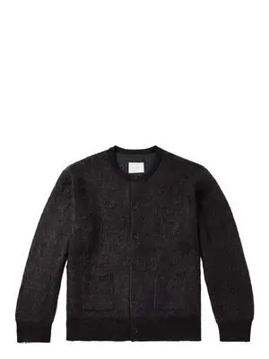 SSSTEIN Brushed-knit Cardigan - Brown