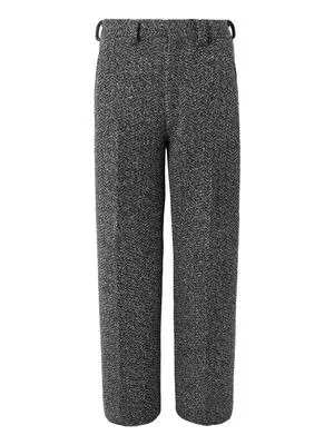Zegna Straight-leg Wool And Cashmere-blend Suit Trousers - Green