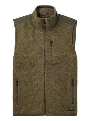 Purdey Bouclé Gilet - Green