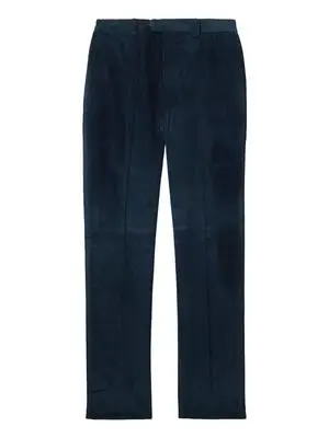 Rubinacci Straight-leg Cotton-corduroy Trousers - Blue