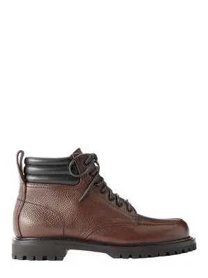 YUKETEN Salvia Full-grain Leather Boots - Brown