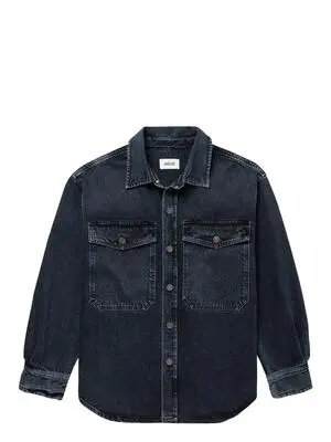 AGOLDE Park Denim Shirt Jacket - Blue