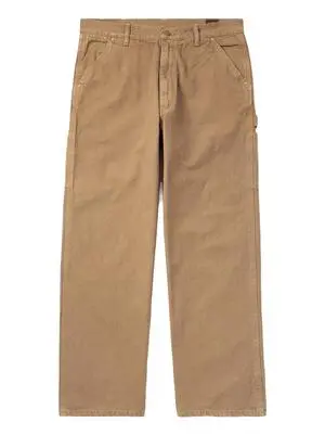 ORSLOW Oxford Painter Straight-leg Cotton-twill Trousers - Brown
