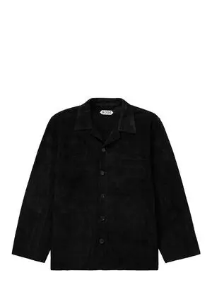 BODE Suede Overshirt - Black