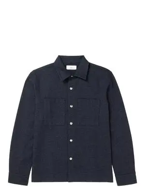 Mr P. Twill Overshirt - Blue