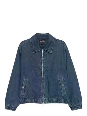 Michael Kors Denim Zip-up Jacket - Blue