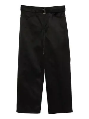 Sacai Belted Trousers - Black