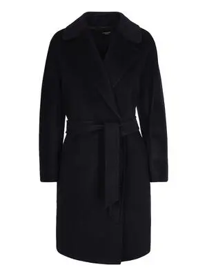 MAX MARA Belted Virgin Wool Coat