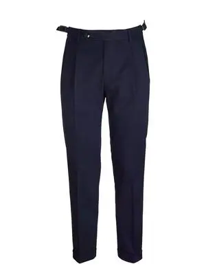 BERWICH Pleated Trousers - Blue