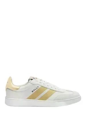 Bally Stripe-detailing Leather Sneakers - White