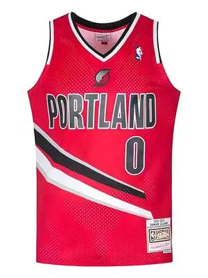 Mitchell & Ness Nba Portland Trail Blazers Alternate Jersey - Red