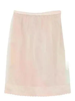 N°21 Scalloped Hem Skirt - Pink