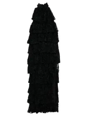 Karl Lagerfeld Studio Ruffled Dress - Black