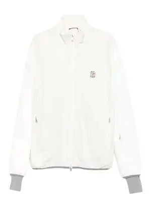 Brunello Cucinelli Wool-blend Jacket - White