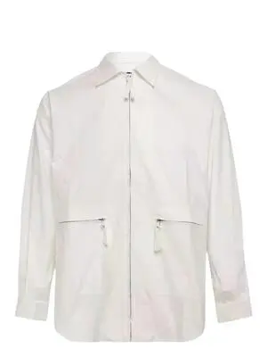 Comme Des Garçons Zip-pocket Shirt - White