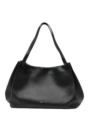 AGNÈS B. Logo-print Tote Bag - Black
