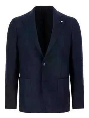 L.B.M. 1911 Button Blazer - Blue