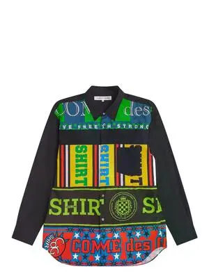 Comme Des Garçons Graphic Shirt - Black