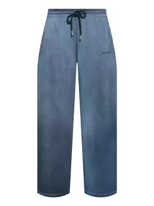Off-White Drawstring Track Pants - Blue