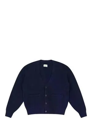 Aimé Leon Dore Waffle Knit Cardigan - Blue