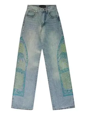 WHO DECIDES WAR BY EV BRAVADO Virtuous Five-pocket Jeans - Blue