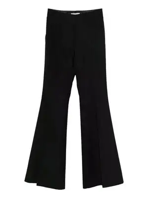 Gabriela Hearst Wool Flared Pants - Black