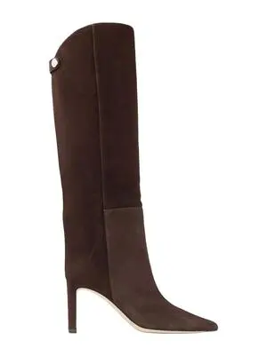 JIMMY CHOO Alizze 85 Suede Knee-high Boots - Brown