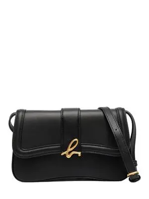 AGNÈS B. Logo-plaque Crossbody Bag - Black