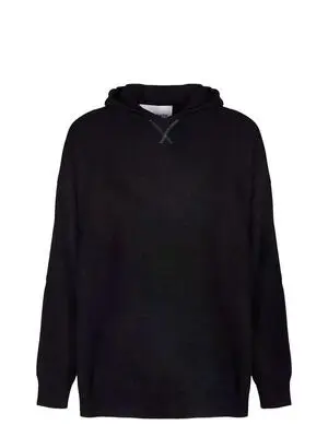 AMARANTO Wool Knitted Hoodie
