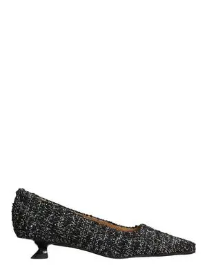PEDRO MIRALLES 30mm Textured Heel Pumps - Black
