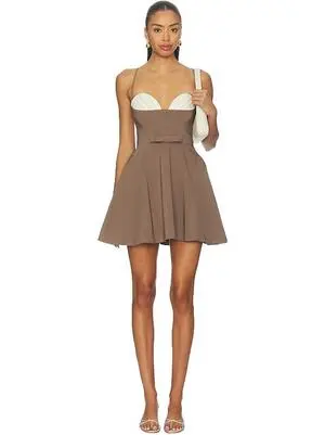 Majorelle Serena Mini Dress - Brown